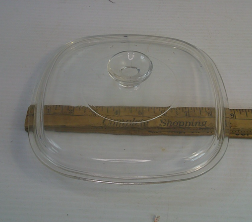 PYREX Corning Ware A-9-C Square Glass Replacement Lid Clear | eBay