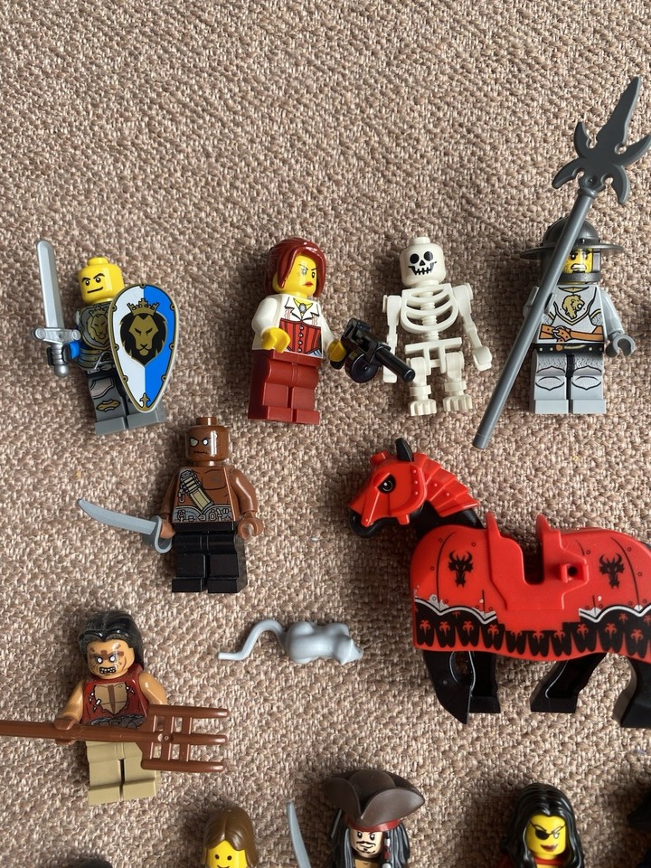 LEGO minifigures bulk- 48 Minifigs + animals/accessories | eBay Australia