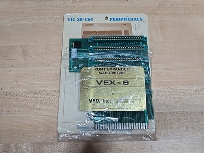 Vintage VEX-6 Port Expander VIC-20 Commodore 64 C64 Peripherals Open ...