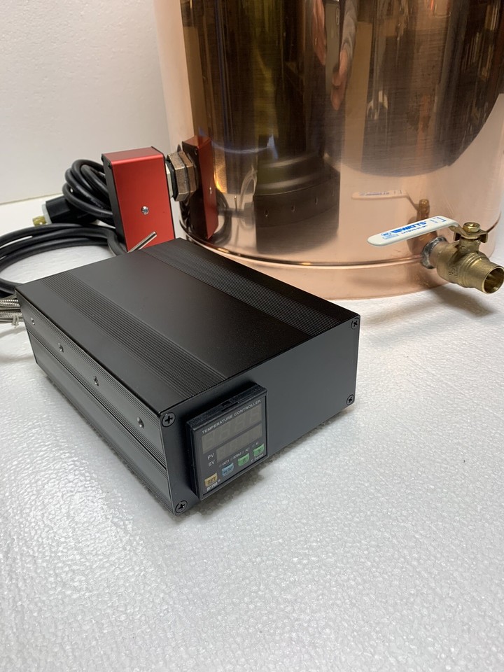 20 Gallon Copper Still w/Electric Heating and 4" Cap Logic | eBay