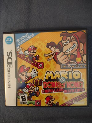Mario vs. Donkey Kong: Mini-Land Mayhem Nintendo DS Lite DSi XL w/Case ...