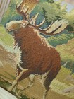 18" Beautiful Tapestry Needlepoint Throw Pillow Cushion Moose Fall ...