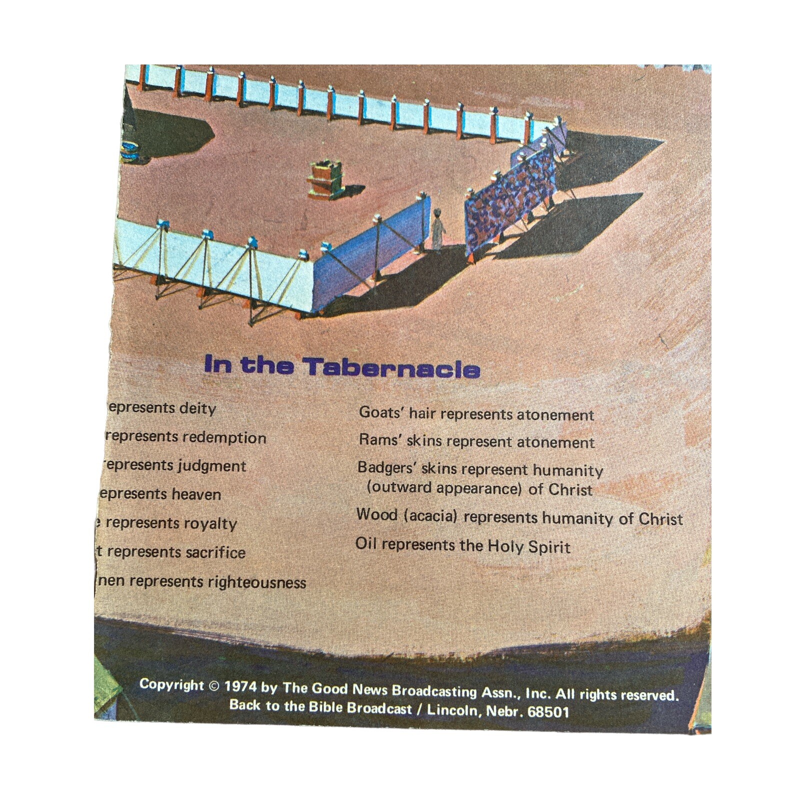 Portraits of Christ in the Tabernacle Book Theodore H Epp 1976 Vintage ...