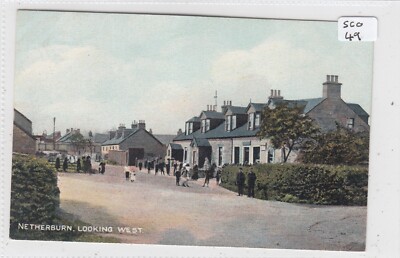 NETHERBURN Lanarkshire The POST OFFICE and Houses / people | eBay UK