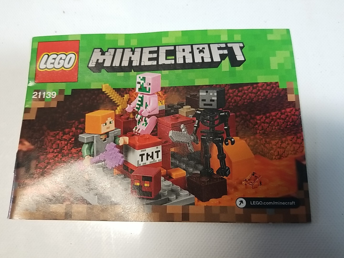LEGO Minecraft 21139 The Nether Fight Book Only | eBay