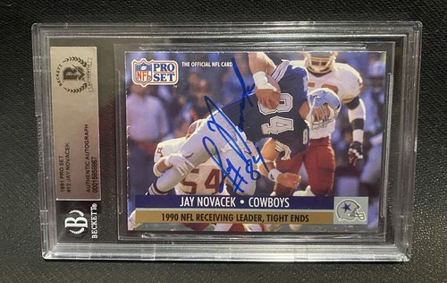 JAY NOVACEK Authentic Autograph Beckett 1991 Pro Set On-card Auto ...