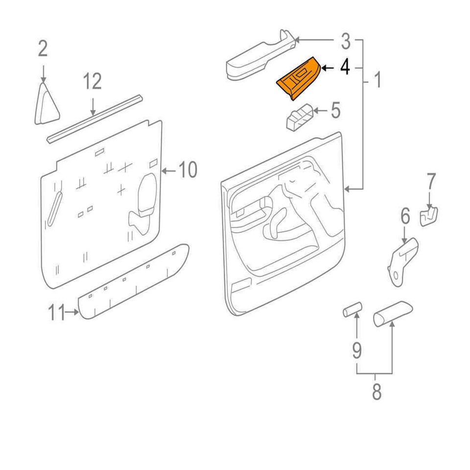 1 Pcs Front Driver Side Window Switch Control Panel 89045124 for Chevy ...