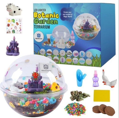 Botanic Garden Light Up Terrarium Kit for Kids STEM Science Craft ...