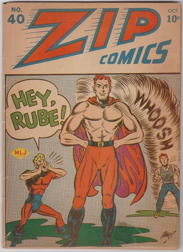 Zip Comics #40 - Nice Golden Age Comic! Steel Sterling! Red Rube! 1943 ...