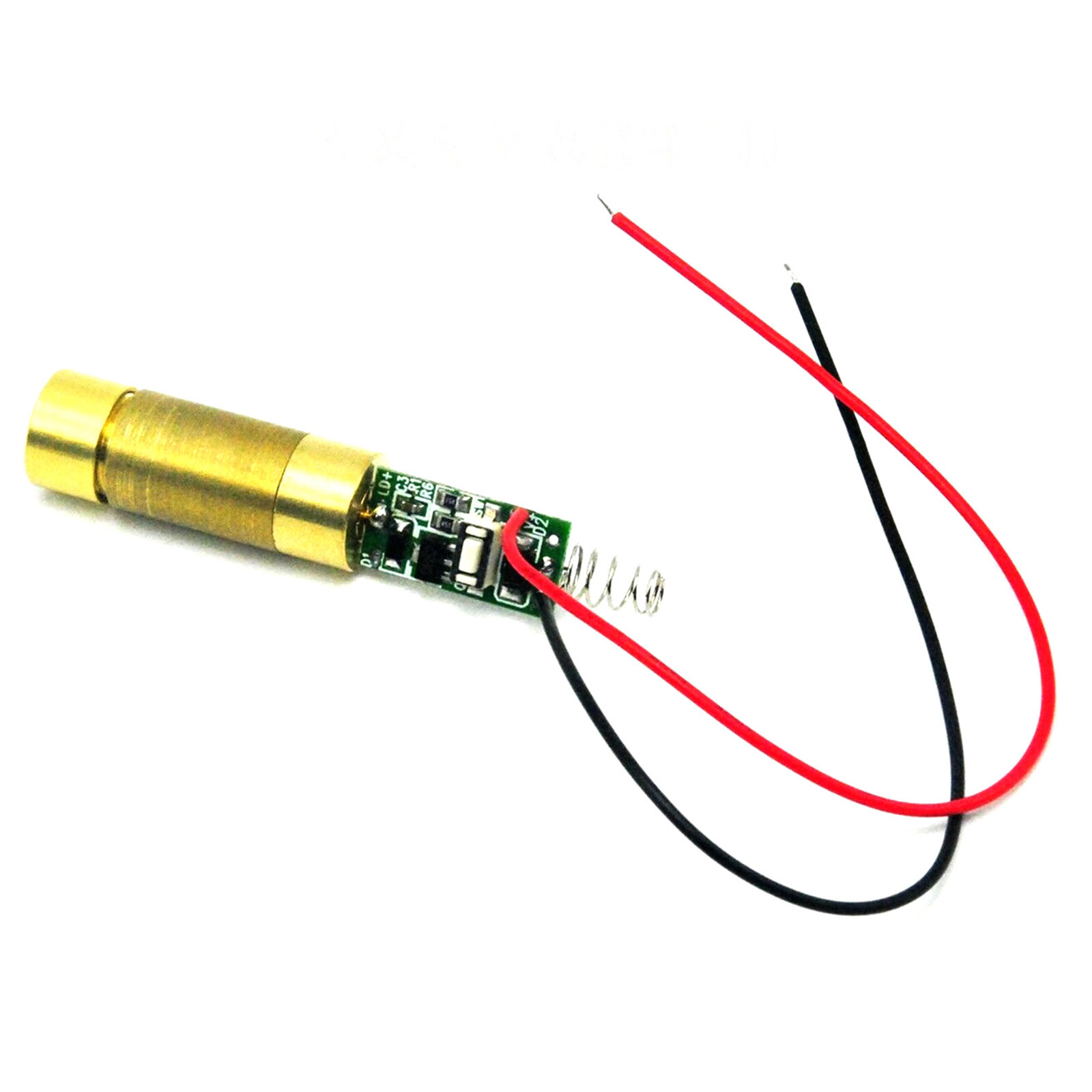 Brass 405nm 20mW Purple Violet/Blue Dot/Cross Laser Diode Module 3.7V-4 ...