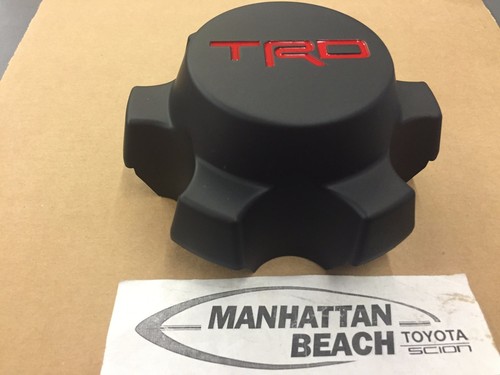 TRD 16" BLACK WHEEL CENTER CAP FJ CRUISER TACOMA PTR20-35081 GENUINE ...