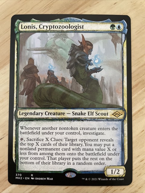 MTG Lonis, Cryptozoologist Modern Horizons 2 370 Regular Rare for sale ...