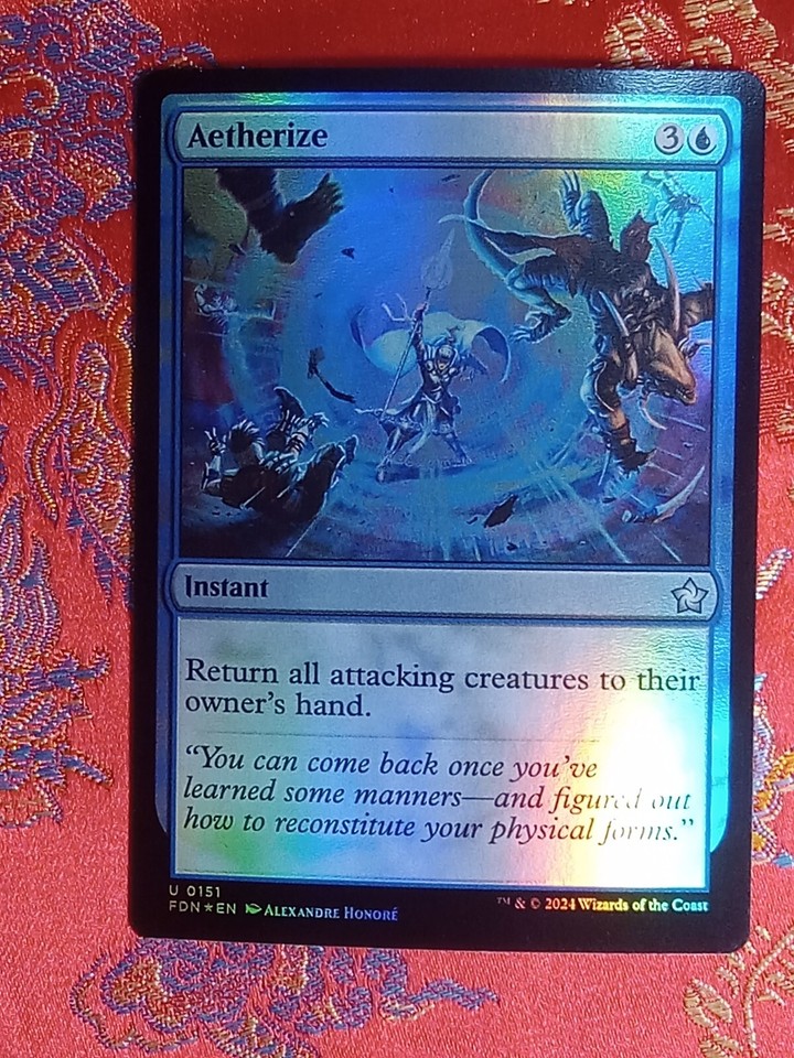 24 Different FOIL Foundations Magic The Gathering Cards MTG Commons ...