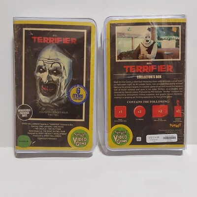 TERRIFIER VHS NM UNUSED UNOPENED NOVELTY | eBay