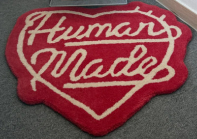 Human Made Heart Rug Medium Red / Home interior / living room rug ...