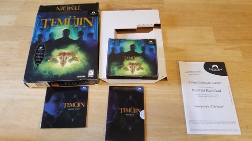 PC Temujin A Supernatural Adventure (1997) w/ Big Box Guide Hint Book ...