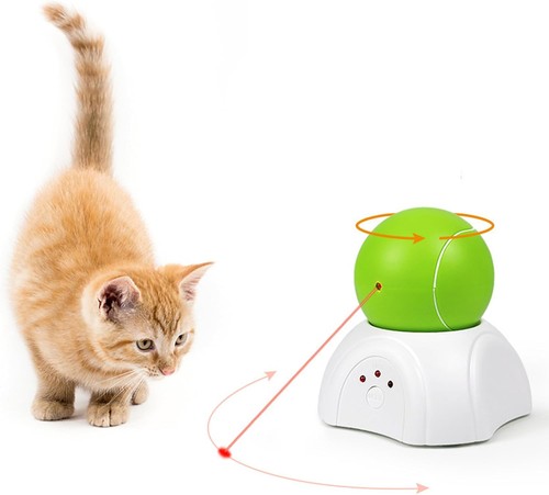 Cat Pet Chaser Automatic Interactive Exercise Toy for Indoor Cats Kitty ...