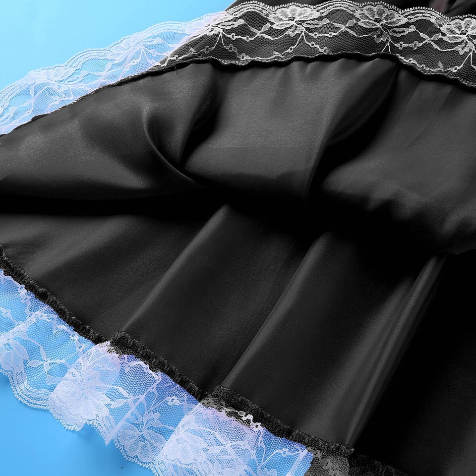 Male French Maid Apron Dress Mens Halloween Party Role Play Fancy ...
