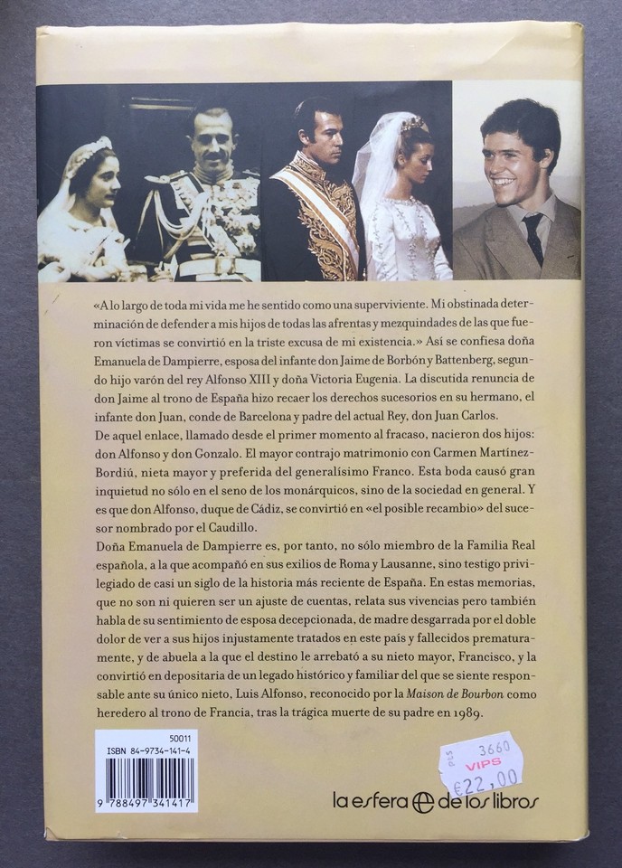 Begona Aranguren Memorias Emanuela De Dampierre Biography Borbones ...