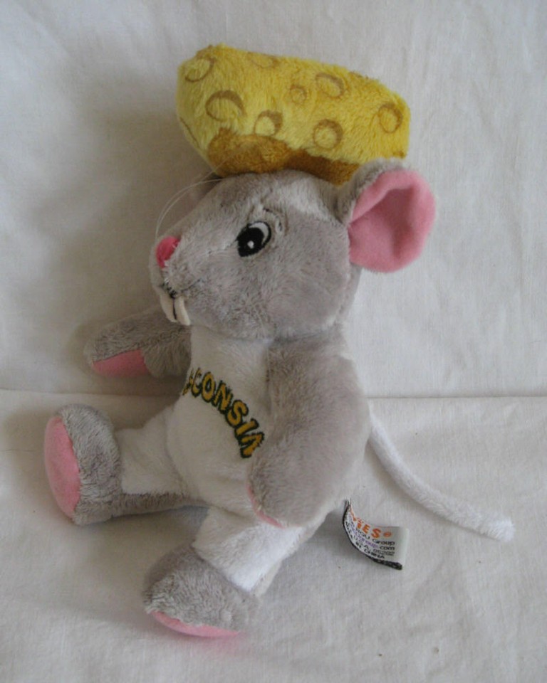 Wisconsin State Mouse with Cheese - 8" | eBay