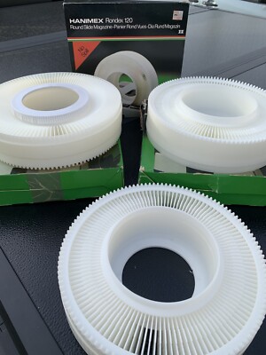 Hanimex Rondex 120 Round Slide Magazine Tray Vintage For 2x2 Slides GUC ...