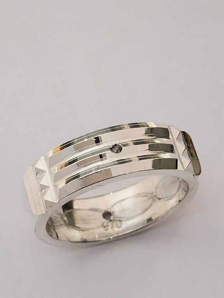 Atlantis Ring Silver Shine (Anillo Atlante) 970 Silver/Plata 6mm Wide ...