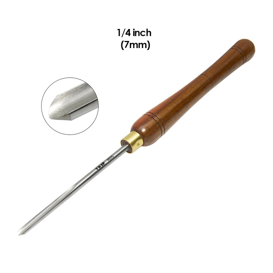 Woodturning 25 & 22mm Woodworking Turning Chisels with Walnut Handle ...