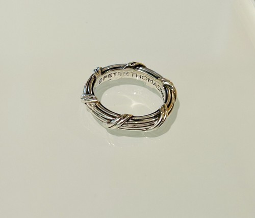 PETER THOMAS ROTH STERLING SILVER RIBBON AND REED CLASSIC RING | eBay