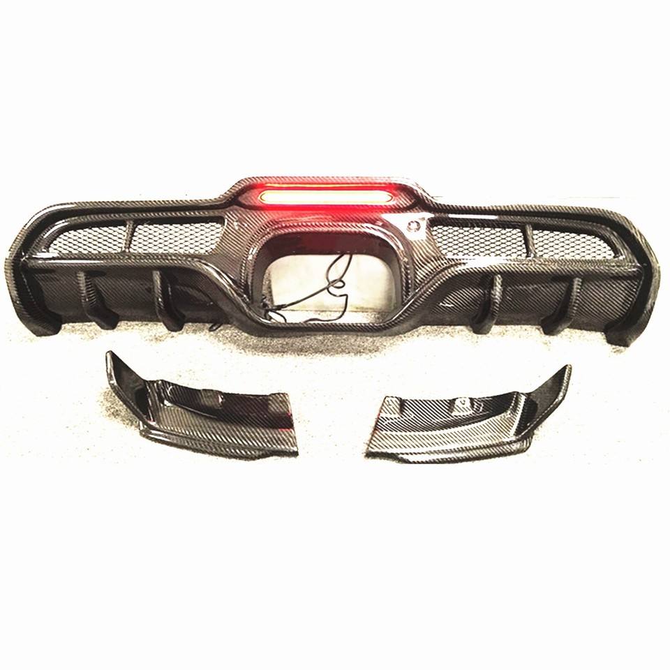 Rear Bumper Diffuser Lip Kit For MINI Cooper S F54 F56 F56 F57 Real ...