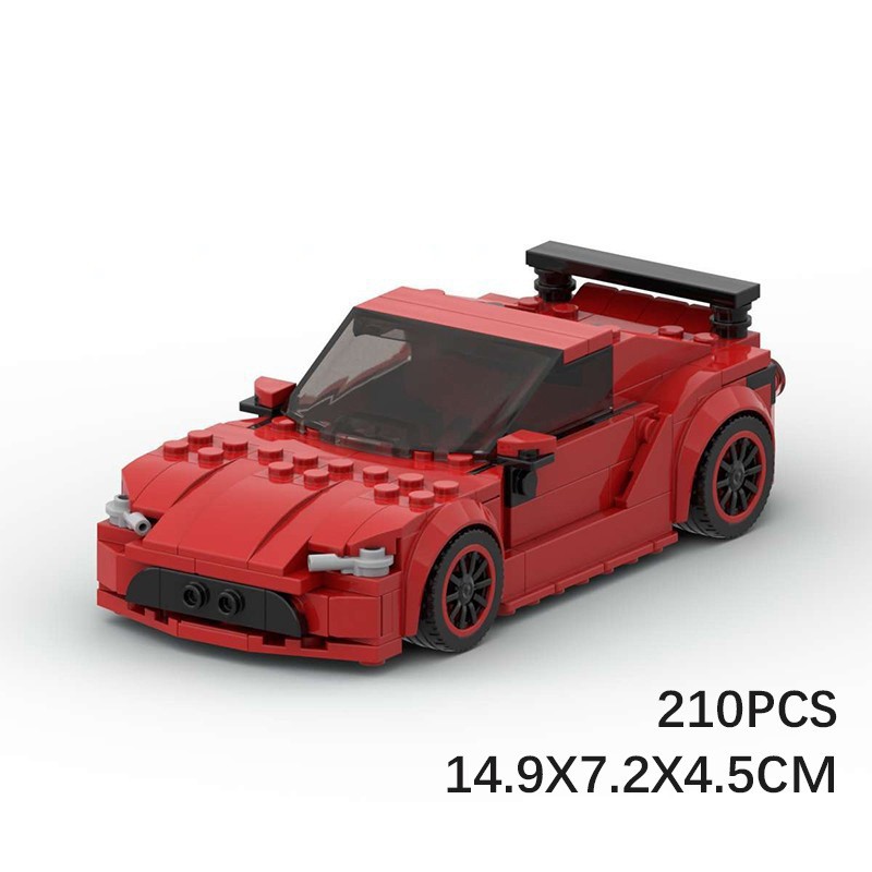 MOC LEGO Car: Toyota GT86 Speed Champions style Fast Shipping Perfect ...