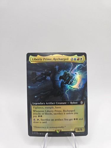 Liberty Prime, Recharged (Extended Art) Universes Beyond: Fallout Foil ...