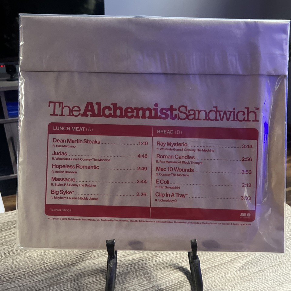 The Alchemist/ The Alchemist Sandwich Lp (corned Beef )Sealed Rare Rap ...