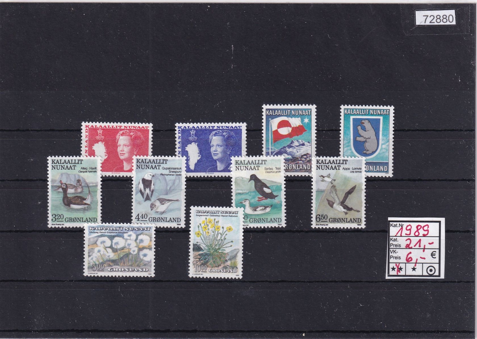 Denmark Greenland 1989, Mich No Complete | eBay