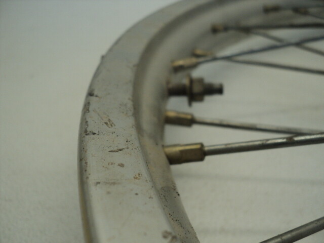 Kawasaki KDX420 KDX 420 #B235 Sun Metal Front Wheel / Rim | eBay