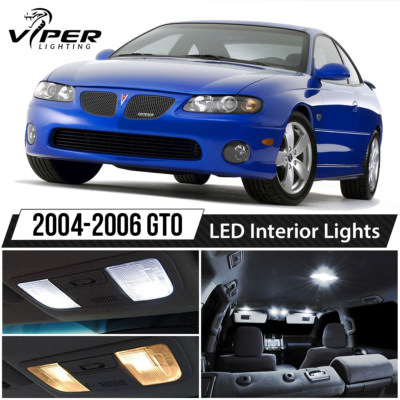 2004-2006 Pontiac GTO White LED Lights Interior Package Kit | eBay