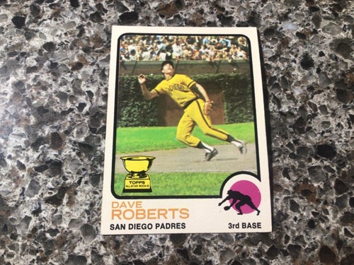 1973 Topps Dave Roberts #133 All-Star Rookie San Diego Padres gold cup ...