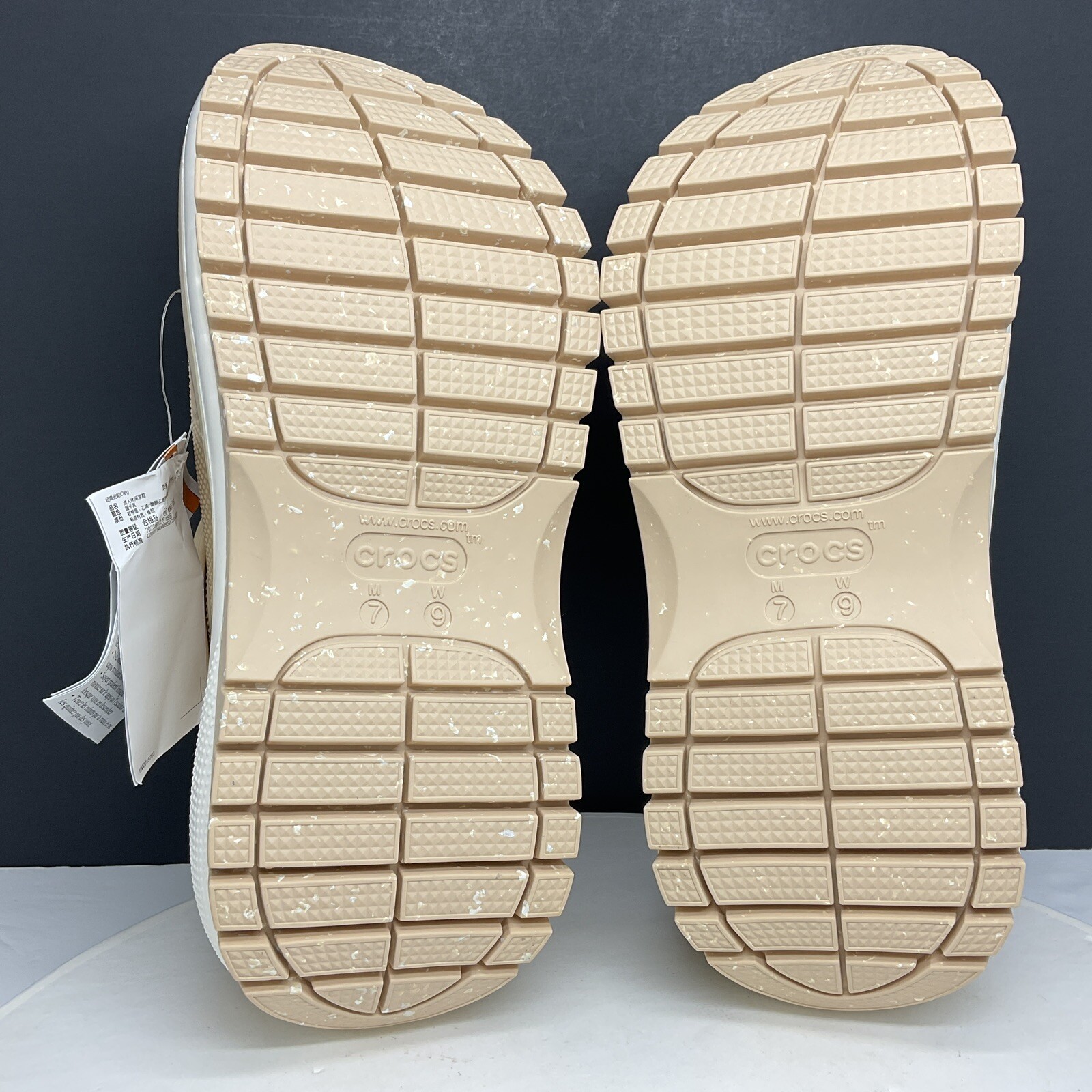 Crocs Shoes Women 9 Men 7 Mega Crush Clogs Chunky Platform Shiitake ...