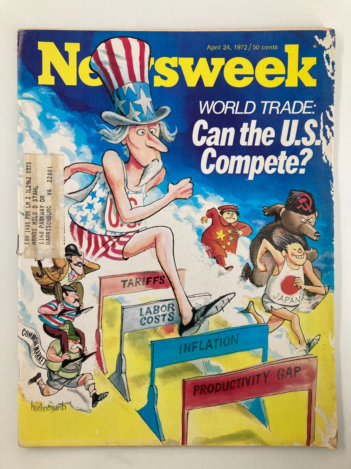 VTG Newsweek Magazine April 24 1972 World Trade Can the U.S. Compete ...
