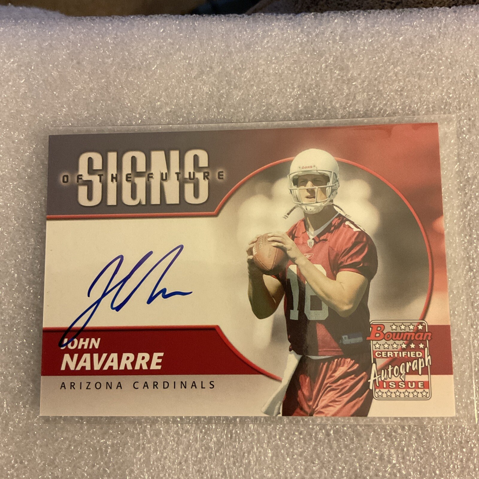 John Navarre-Arizona Cardinals-2004 Bowman Signs of the Future ...