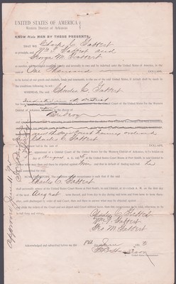 ISAAC C. "THE HANGING JUDGE" PARKER - AUTOGRAPH ENDORSEMENT SIGNED 06 ...