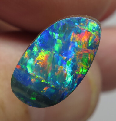 Doublet Opal 4.38ct Gem Australian Stone Freeform Shape | eBay