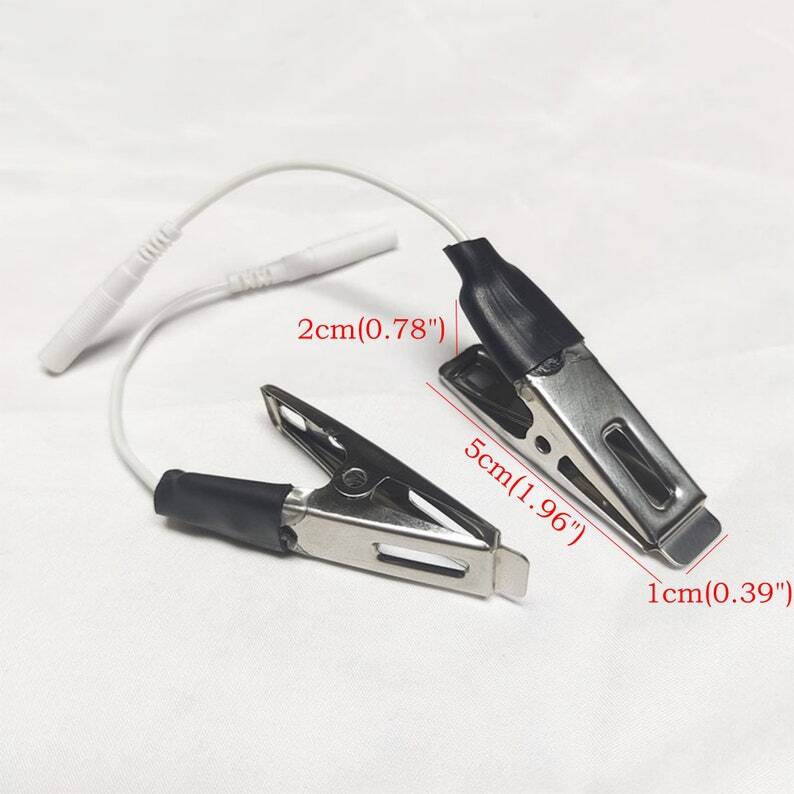 E stim Shock Nipple Clamps Play Single Pole Sex Toys | eBay