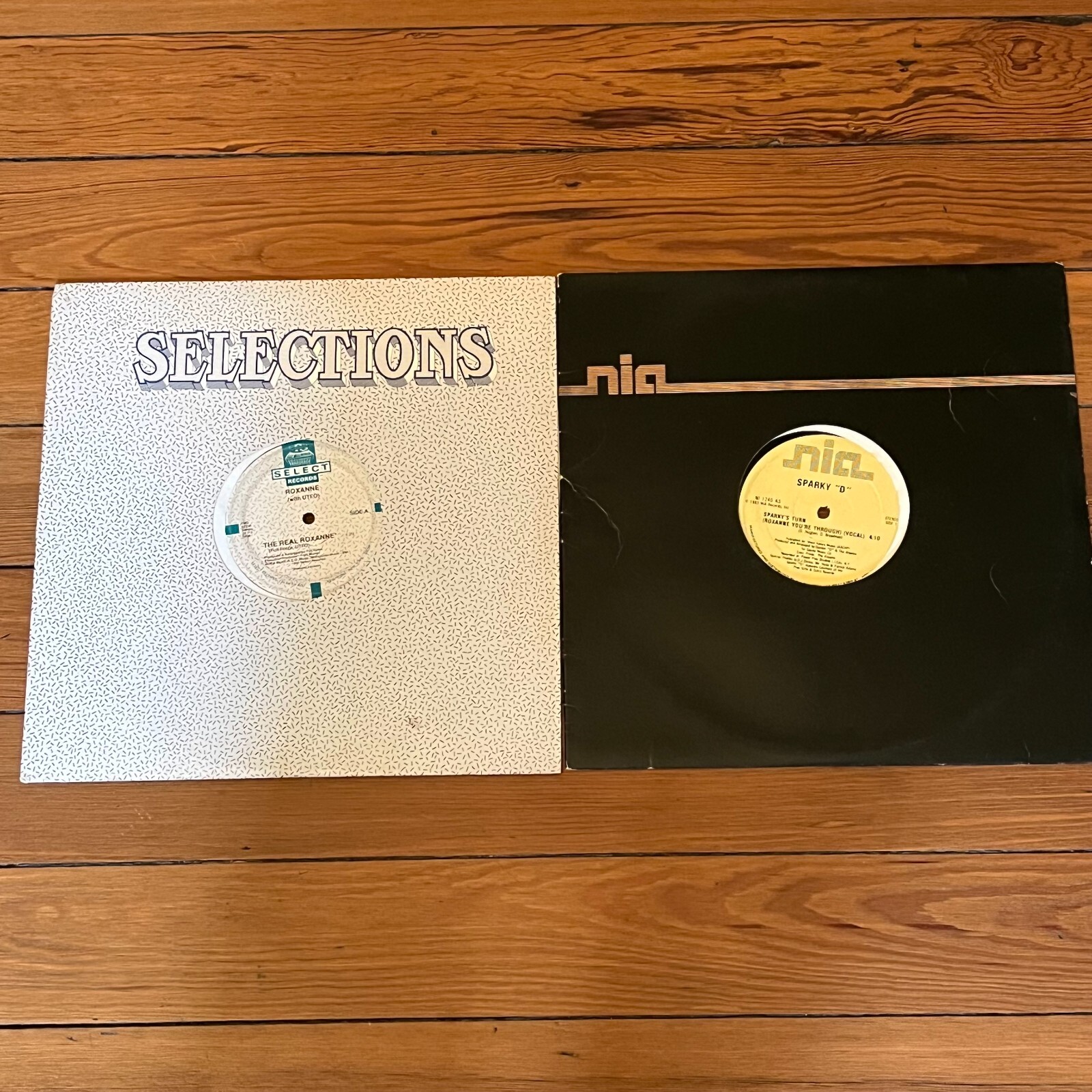 2 Roxanne 12" Lot The Real Roxanne with UTFO Sparky D Sparky's Turn ...