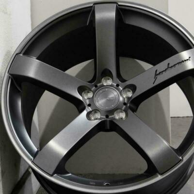 MRR VP5 Wheels 18x8.5 +25 / 18x9.5 +25 18" 5x112 Gun Metal Graphite ...
