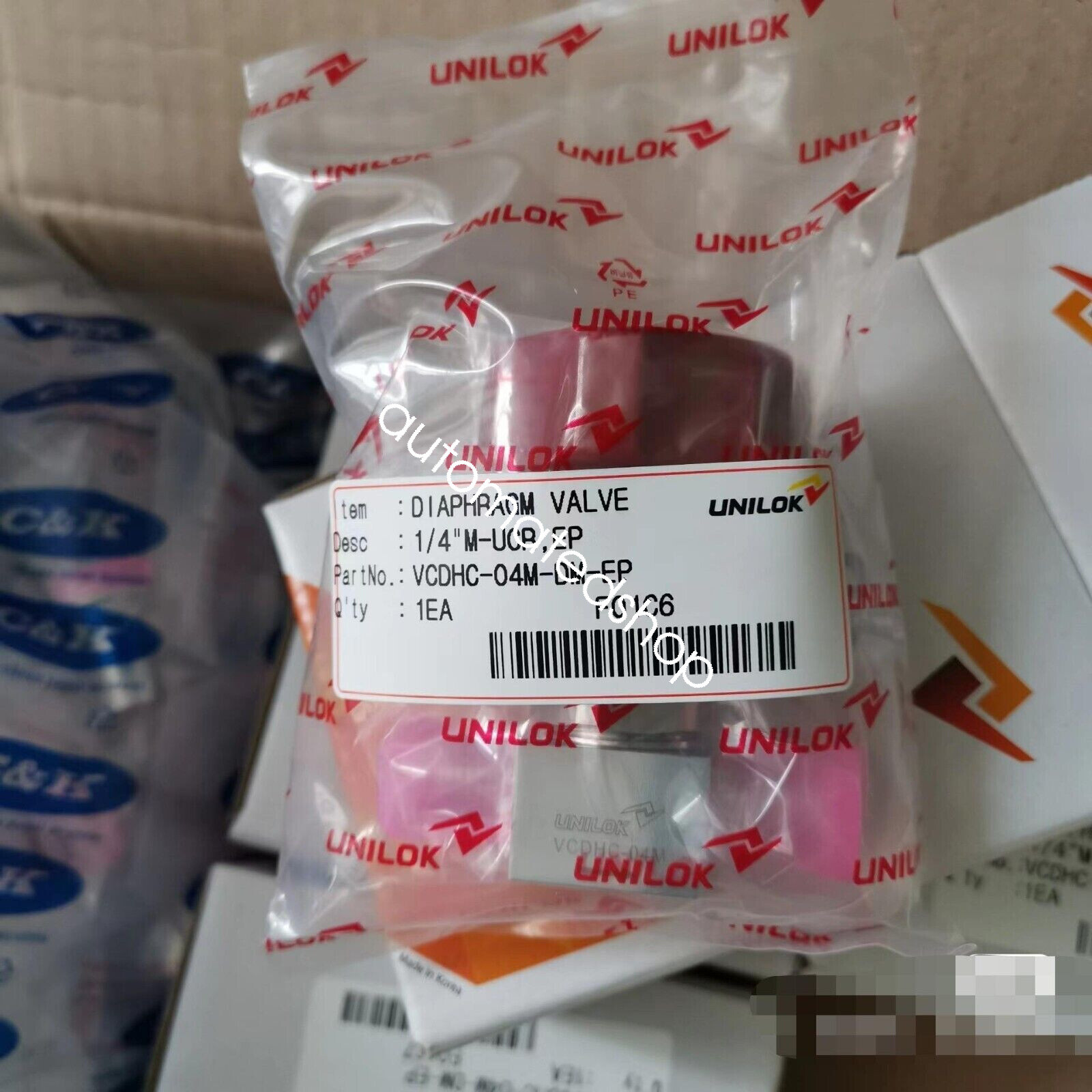 1pc NEW 1/4MVCCR VCDHC-04M-DM-EP Diaphragm Valve Shipping DHL or FedEX ...