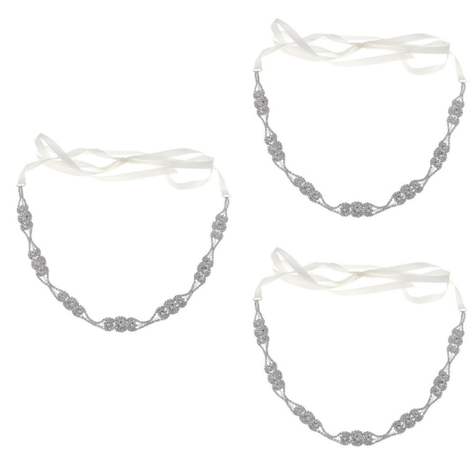 1Pc Vintage Ribbon Rhinestone Waist Band Women Sash Belt Elegant Dress ...