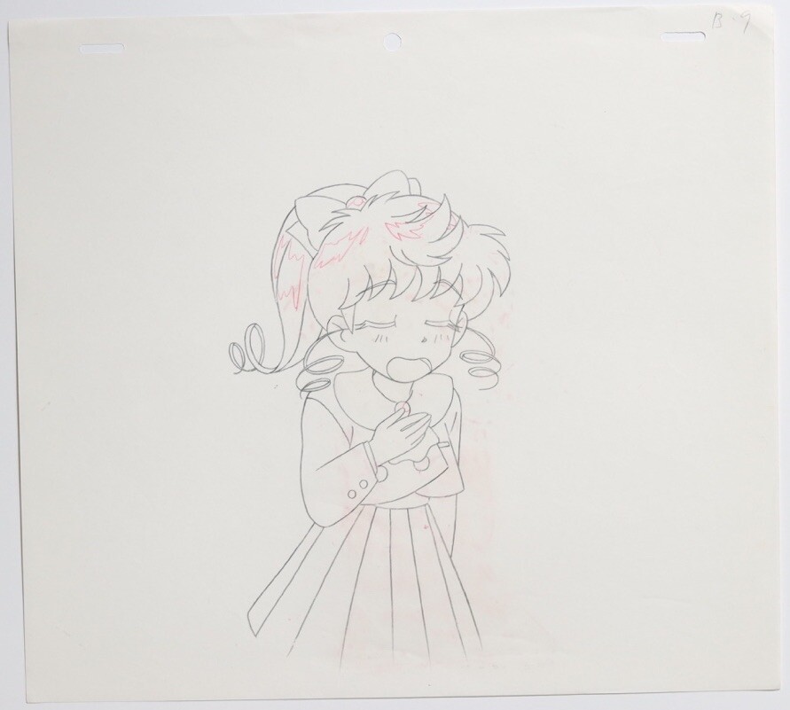 TONDE BURIN Anime Cel Original Animation Art Production Drawing Douga ...