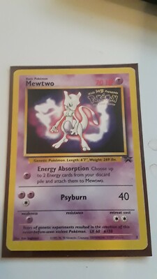 Pokemon Mewtwo WB First Movie Promo !! | eBay