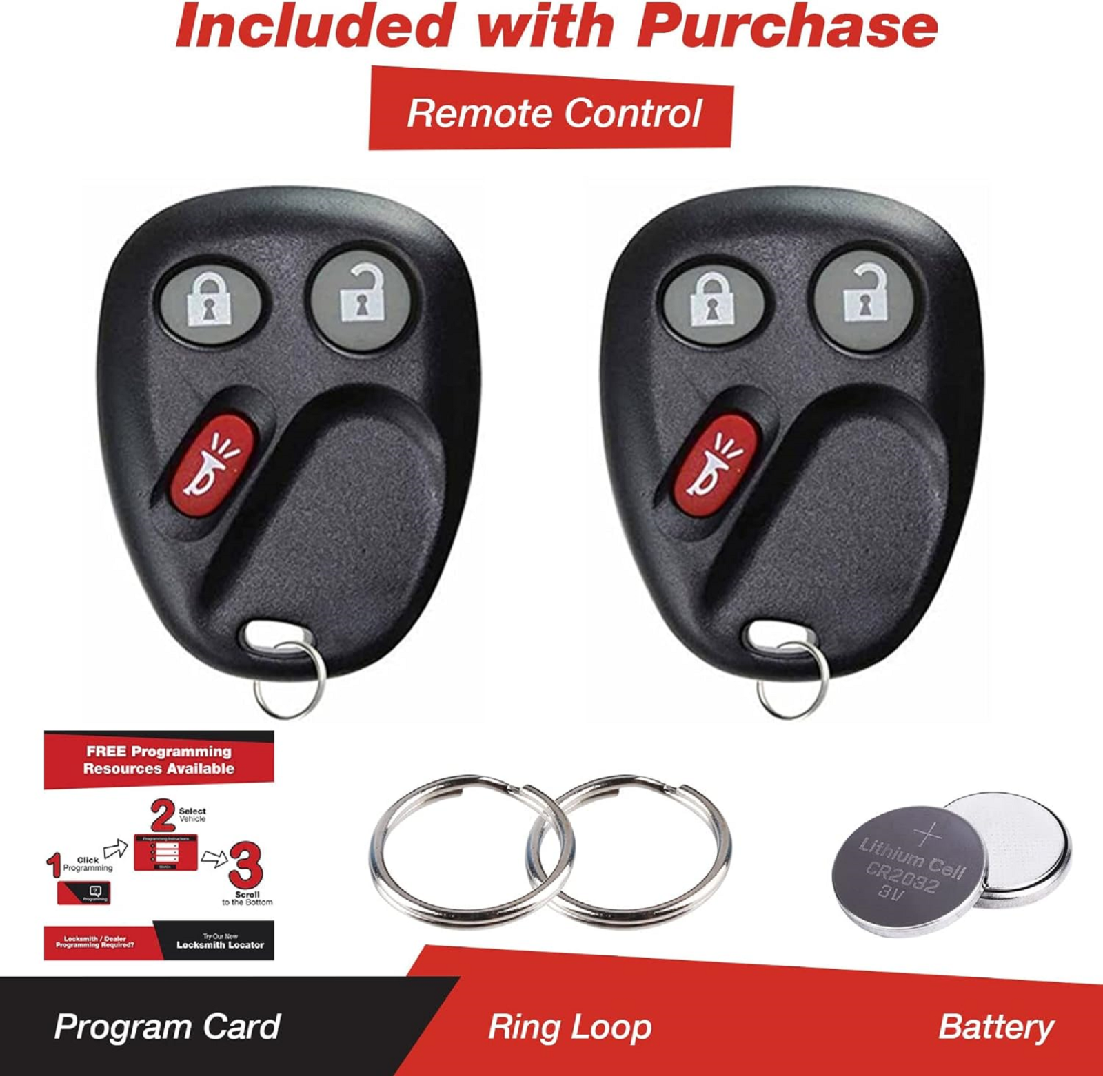Reemplazo de llavero de coche con control remoto de entrada (paquete de ...