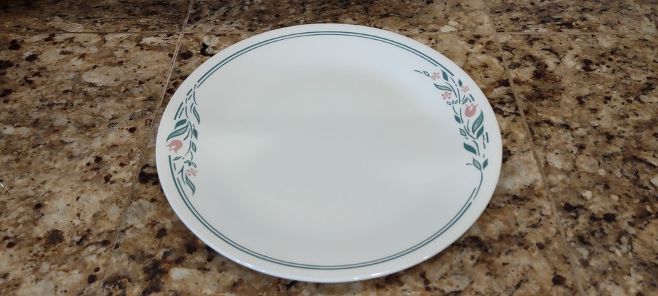 Corelle Rosemarie Pink Tulip 1970s Vintage Dining Set - Service for 8 ...